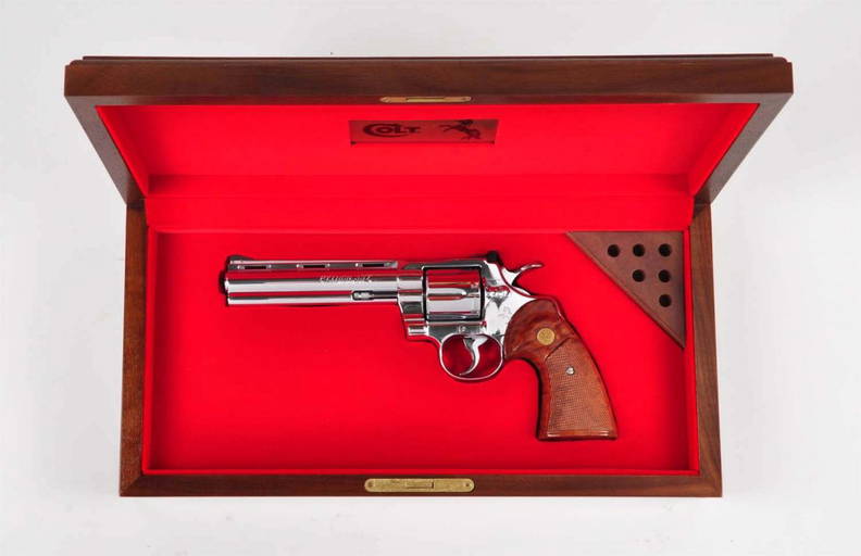 **Cased Factory Nickel Colt Python Revolver. - Sep 20, 2015 | Dan ...