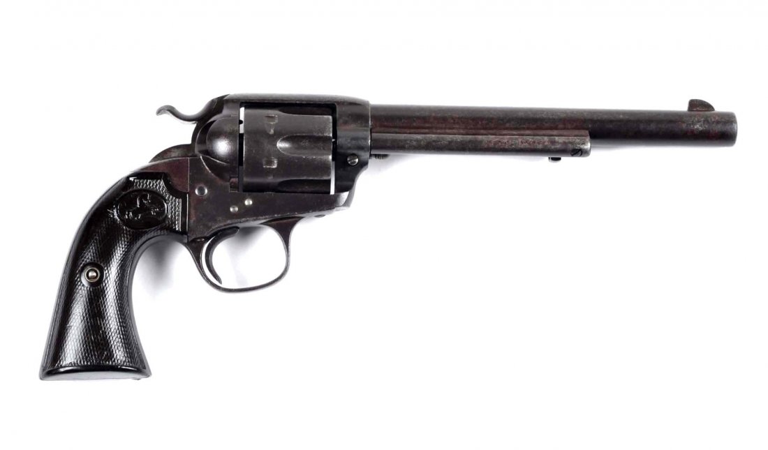 **colt Bisley Model Single Action Revolver.