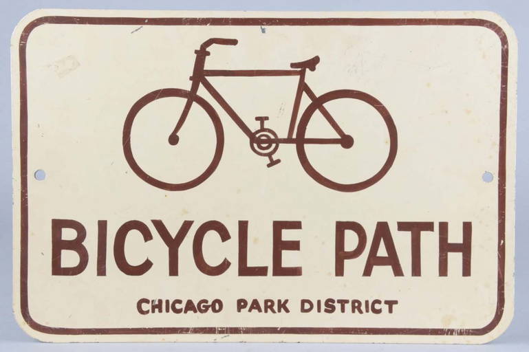 Bicycle Path Sign
