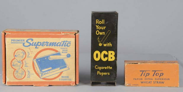 Vintage Tobacco Tins, Cigarette Packs, Papers