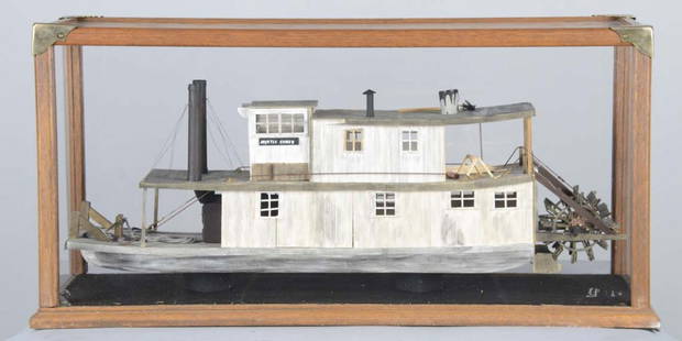 Model Mississippi River Boat 1850