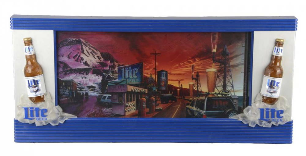 Miller Lite Beer Coast To Coast Motion Sign