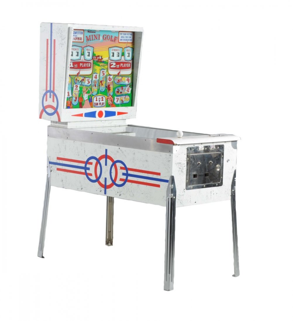 Multi-Coin William Mini Golf Pinball Machine