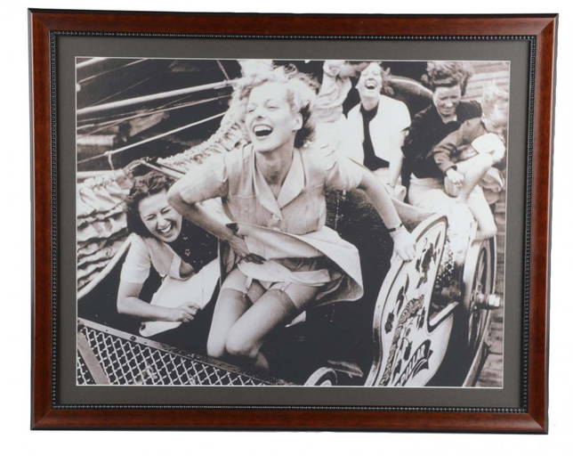 Risque Photo Of A Woman On A Carnival Ride