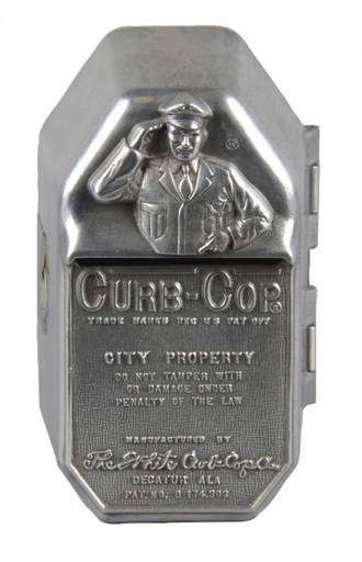 Curb Cop Cast Aluminum Parking Fine Payment Box