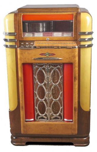 Multi Coin Wurlitzer Model 500 Phonograph Jukebox