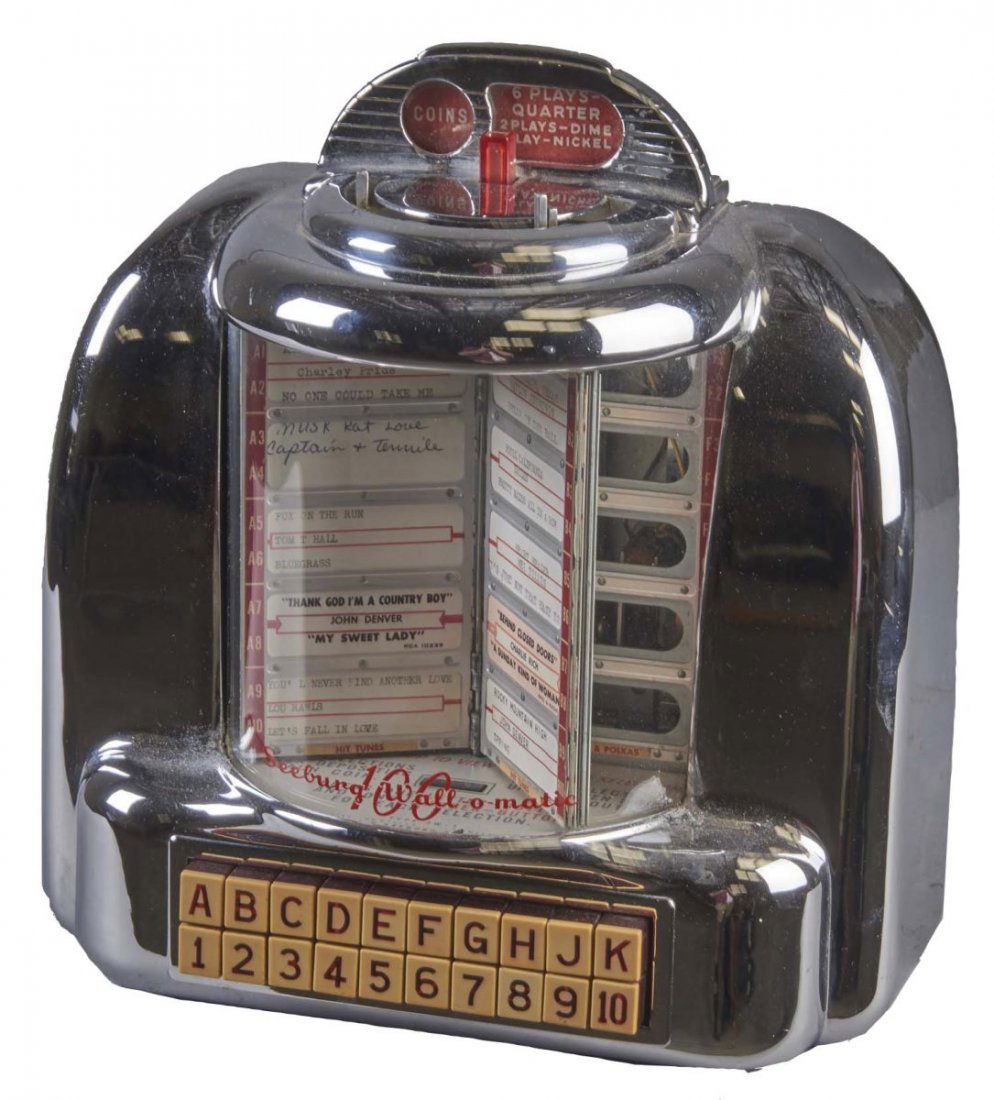 Seeburg Wall-O-Matic 100 Remote Jukebox Wall Box - Oct 18, 2015 | Dan ...
