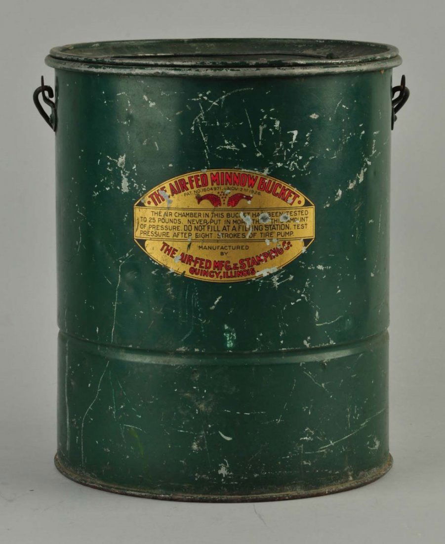 Air Fed Minnow Bucket.