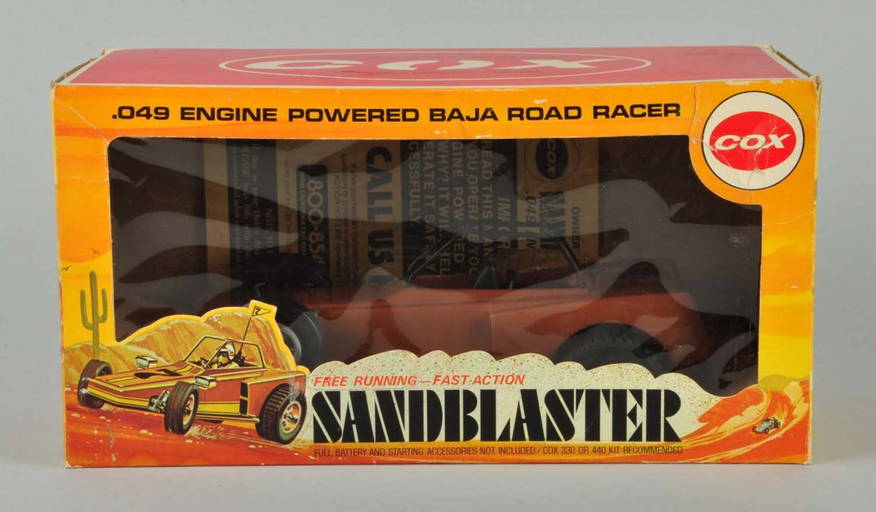 Cox Sandblaster Dune Buggy Car In Box.
