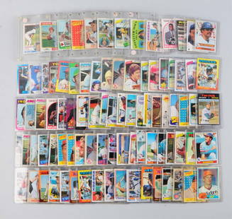 Large Lot 1970s Baseball Cards