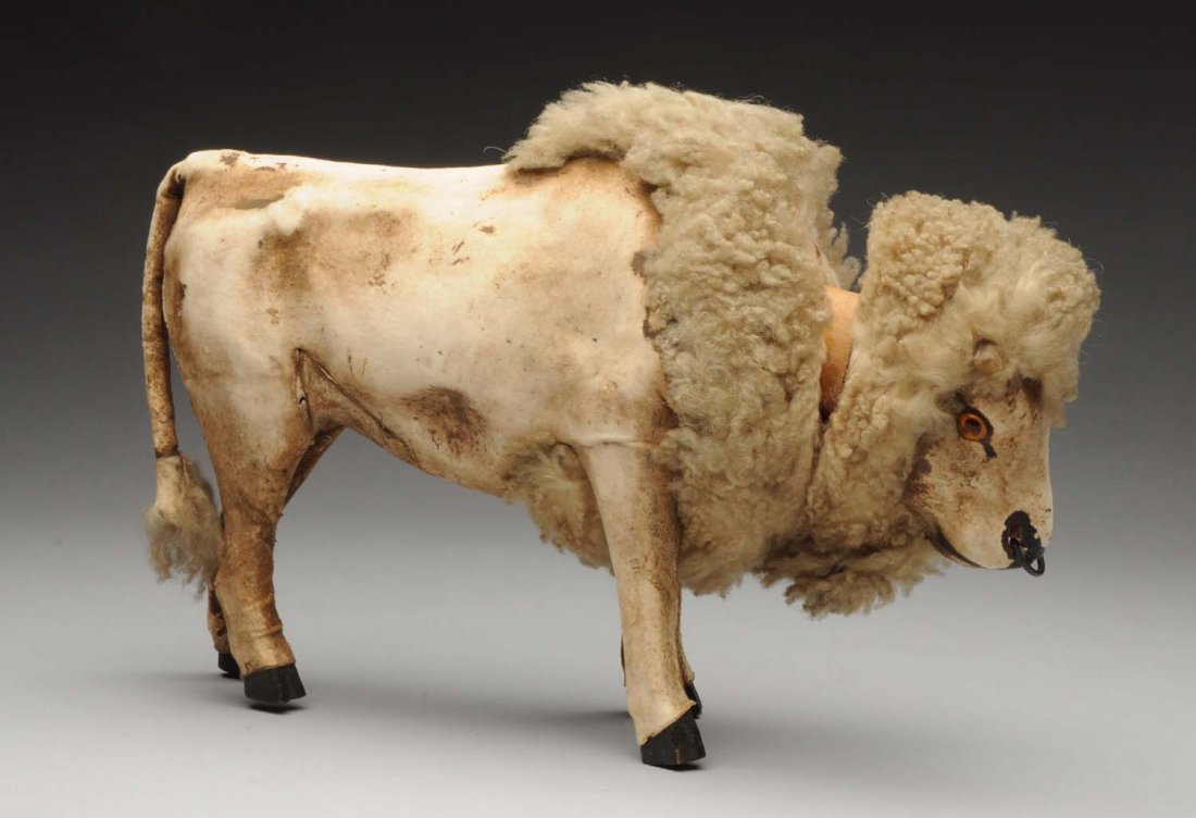 Hide-Covered Buffalo Candy Container.