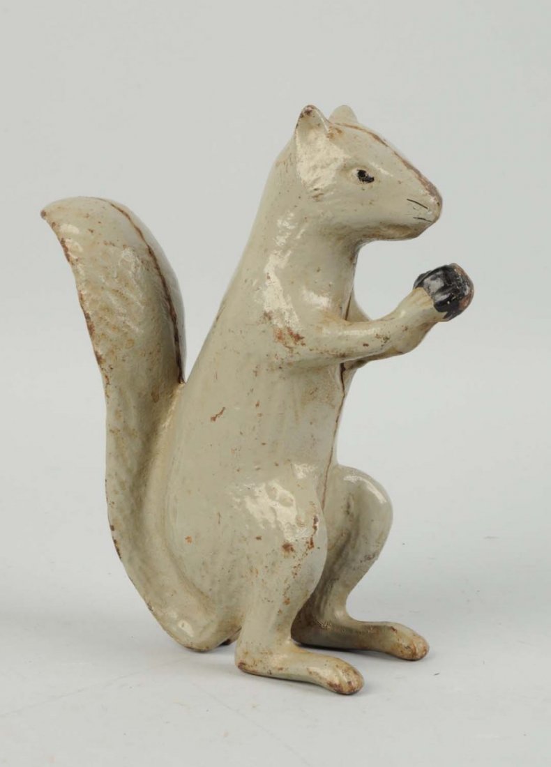 Cast Iron Squirrel with Nut Doorstop.