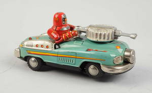 Japanese Tin Litho Battery-Operated Thunder Robot. - Apr 15, 2017 | Dan ...