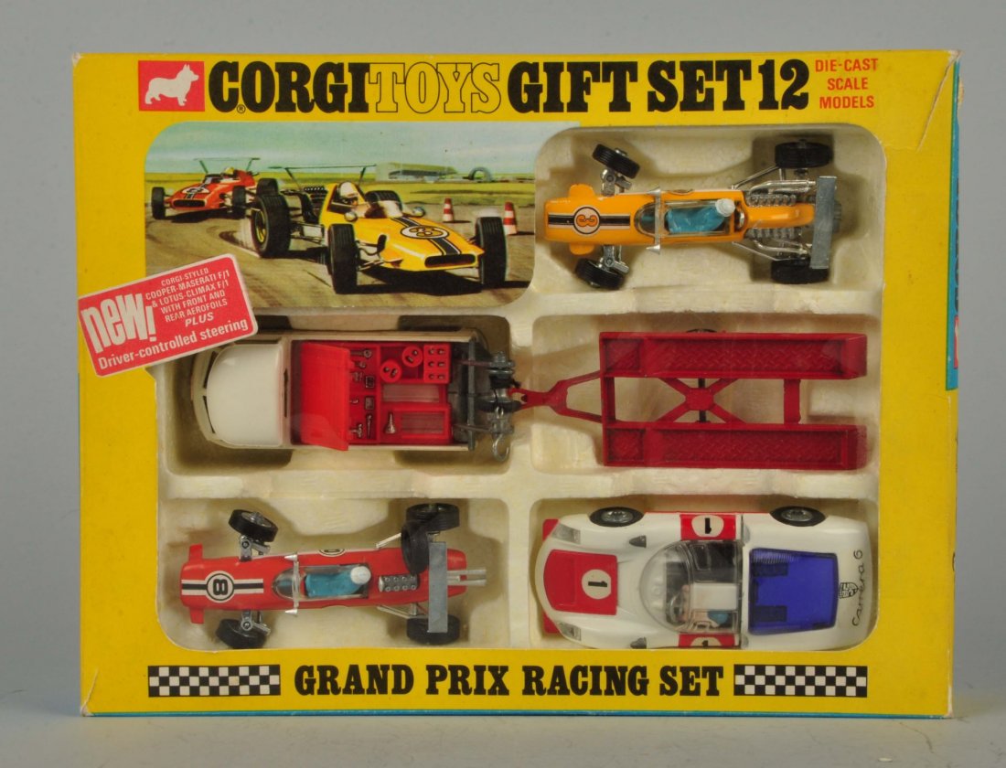 Corgi Gift Set #12 Grand Prix Racing Set.