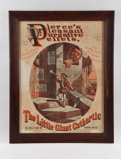 Dr. Pierce’s Pleasant Purgative Pellets Poster.