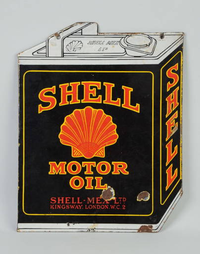 Shell Motor Oil with Logo Sign. - Jan 09, 2016 | Dan Morphy Auctions in PA