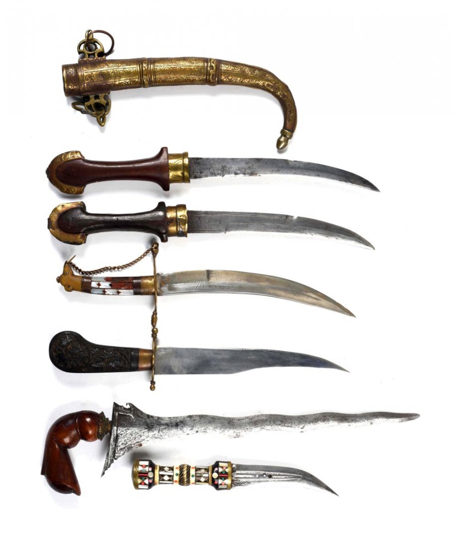 Lot of 6: Foreign Exotic Knives.