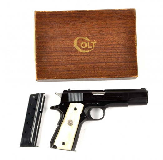 Boxed Colt 1911 Pre Series 70 .38 Super Pistol (m)
