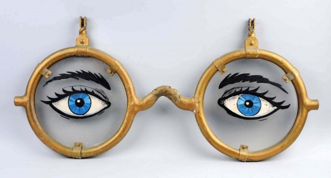 Figural Eyeglasses Optometrist Trade Sign : Lot 277