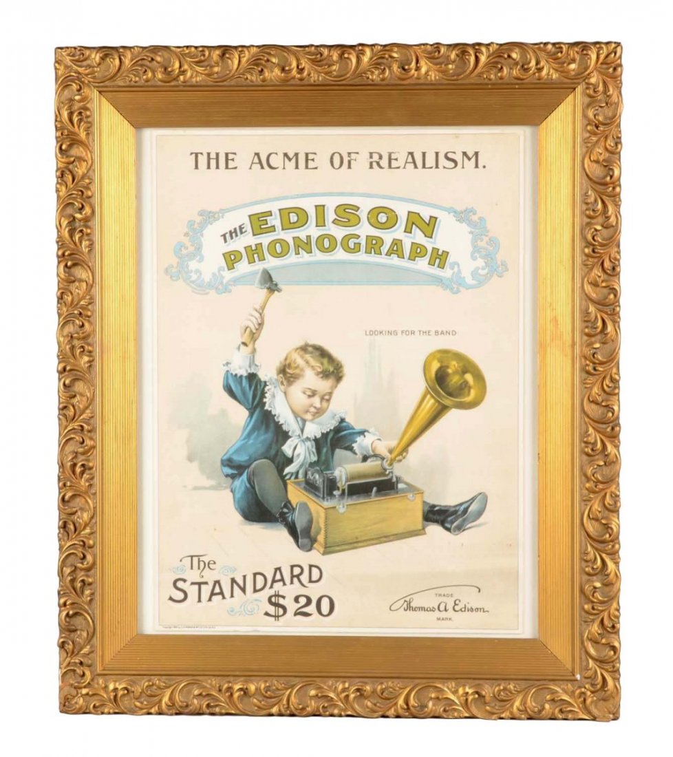 Edison Standard Phonograph Advertisement