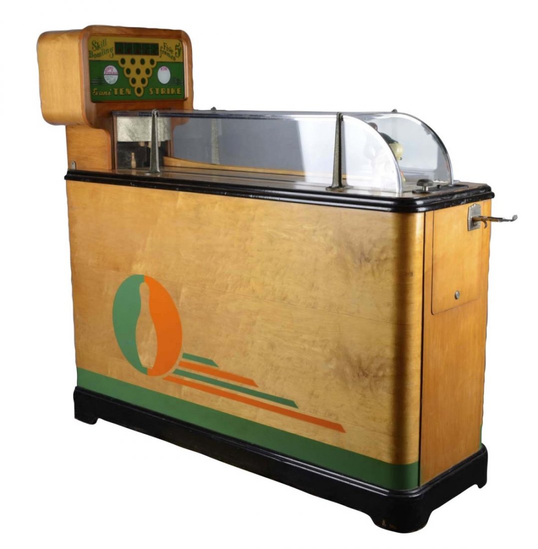 5¢ H.C. Evans Ten Strike Bowler Arcade Machine - Jan 30, 2016 | Dan ...