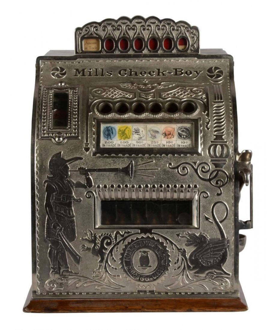 **mills Novelty Co. Check Boy Slot Machine