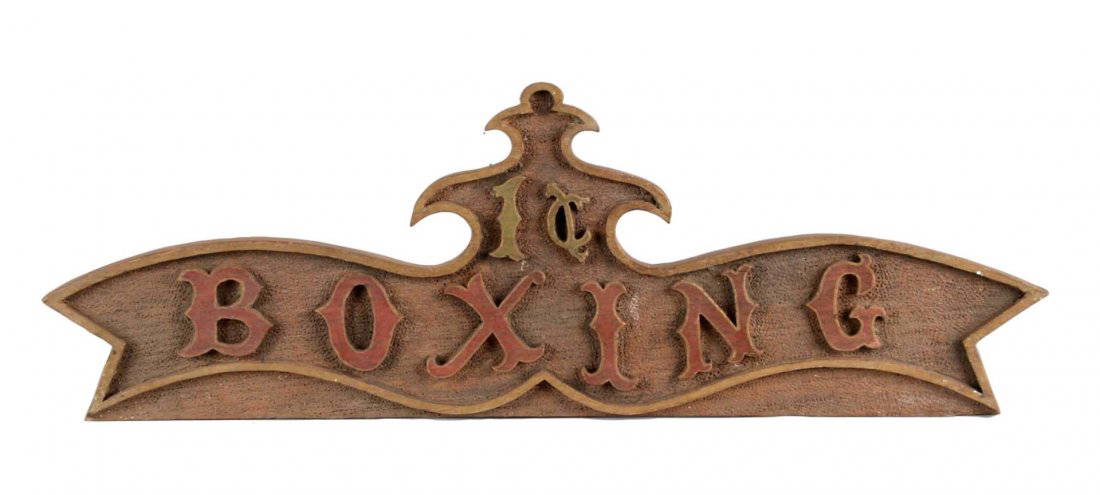 1¢ Boxing Game Marquee