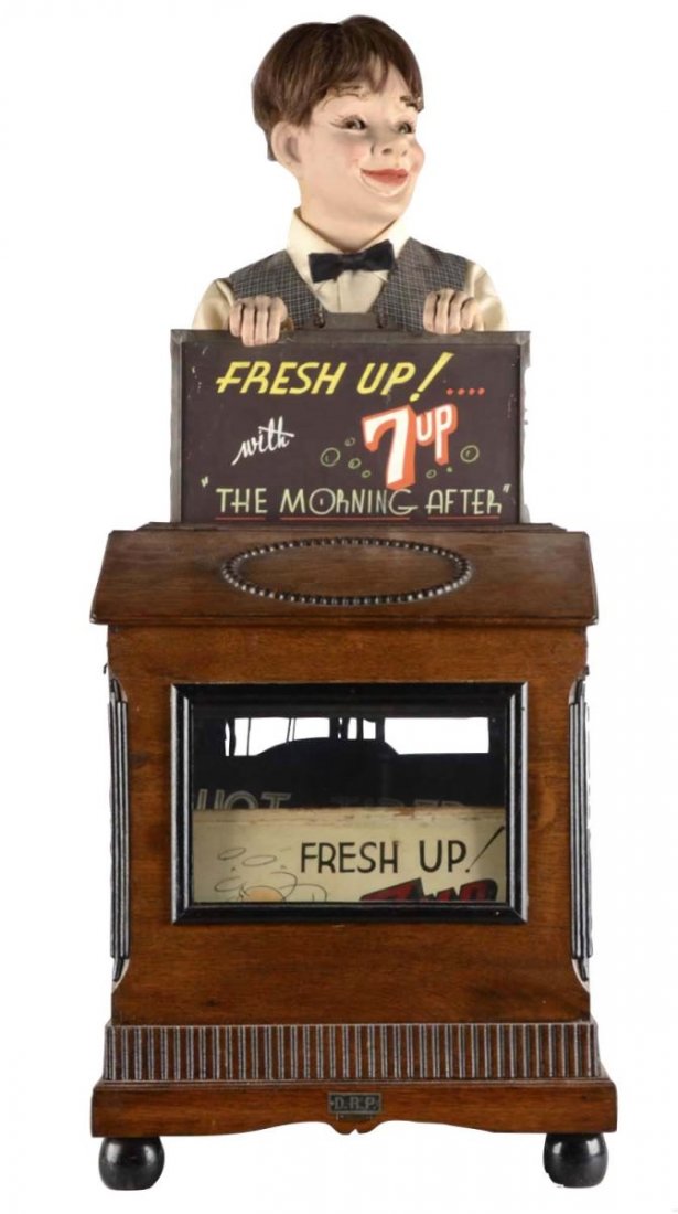 7Up Advertising Automaton Store Display