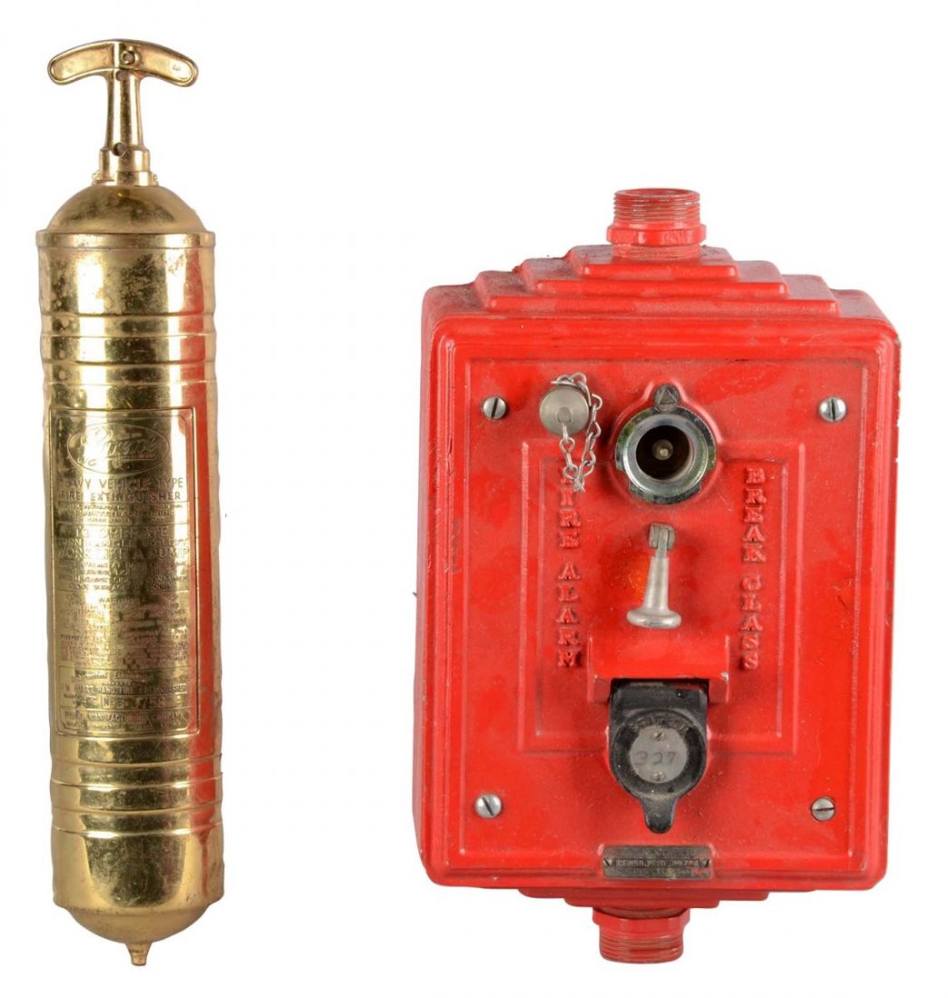 Lot Of 2: Fire Fighting Items