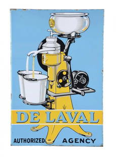 Double Sided Delaval Milker Flange Sign