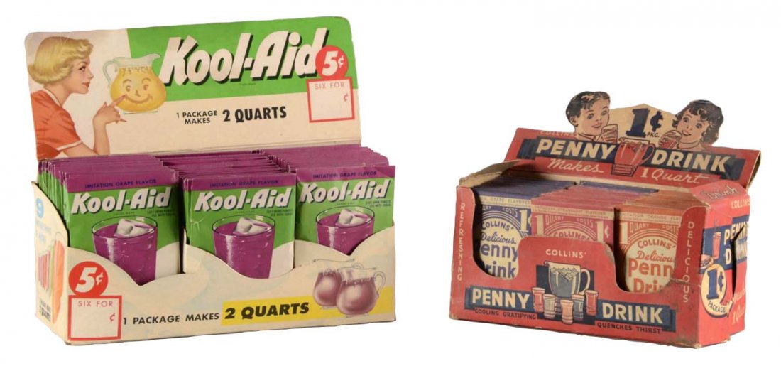 Lot Of 2: Kool-Aid And Penny Drink Displays