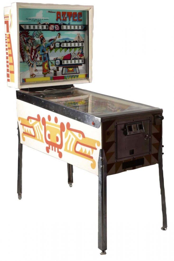 25¢ Williams Aztec Pinball Arcade Machine