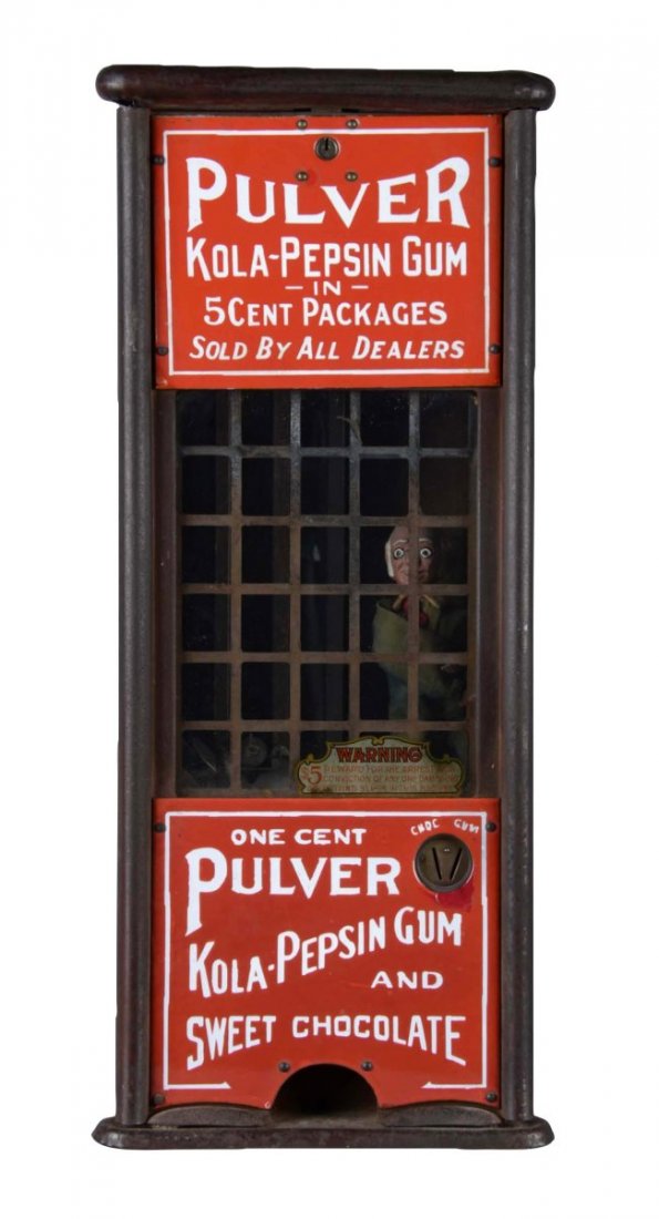 1¢ Pulver Kola Pepsin Chewing Gum Vending Machine