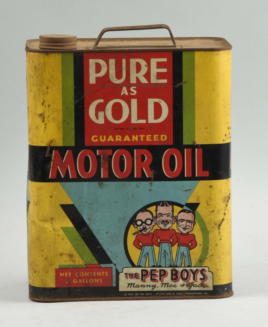 Pep Boys 2 Gallon Oil Can.