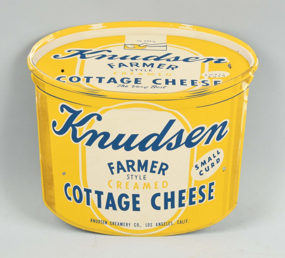Knudsen Cottage Cheese Embossed Sign. - Jan 17, 2016 | Dan Morphy ...