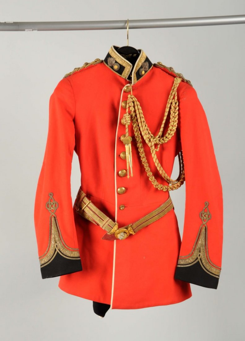 British Royal Guard Military Uniform with Hat.