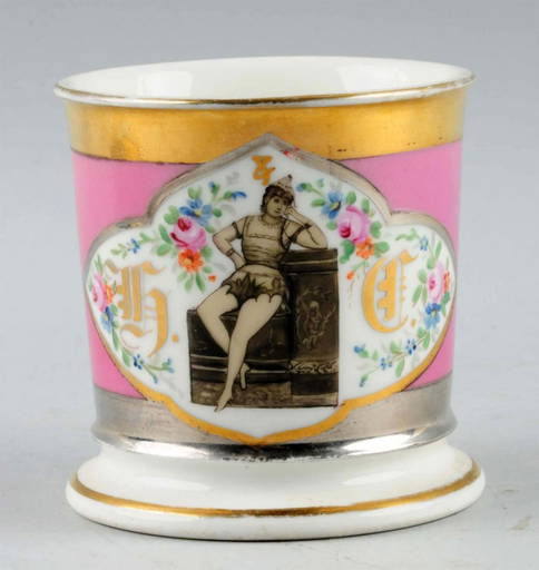 Shaving Mug With Woman.
