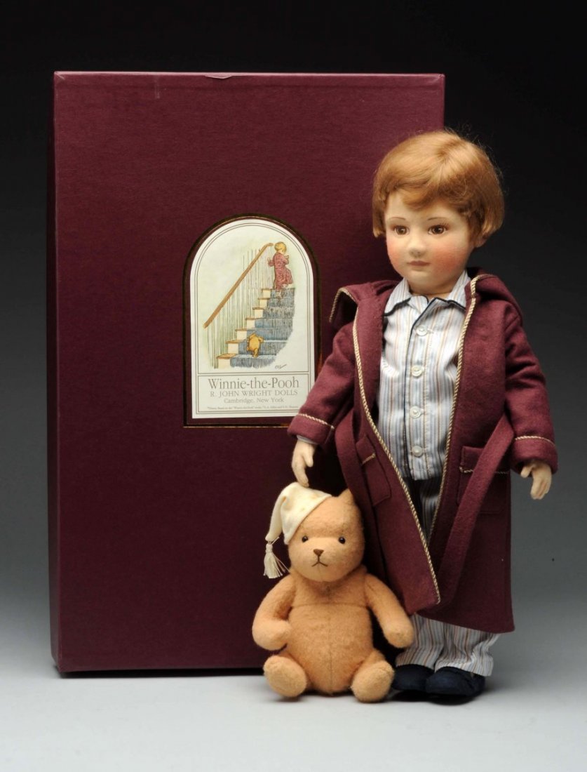 R. John Wright "Christopher Robin and Pooh Bedtime