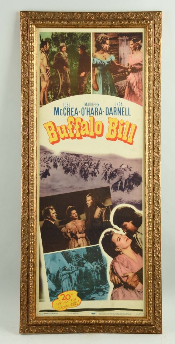 Buffalo Bill Movie Advertising Poster.