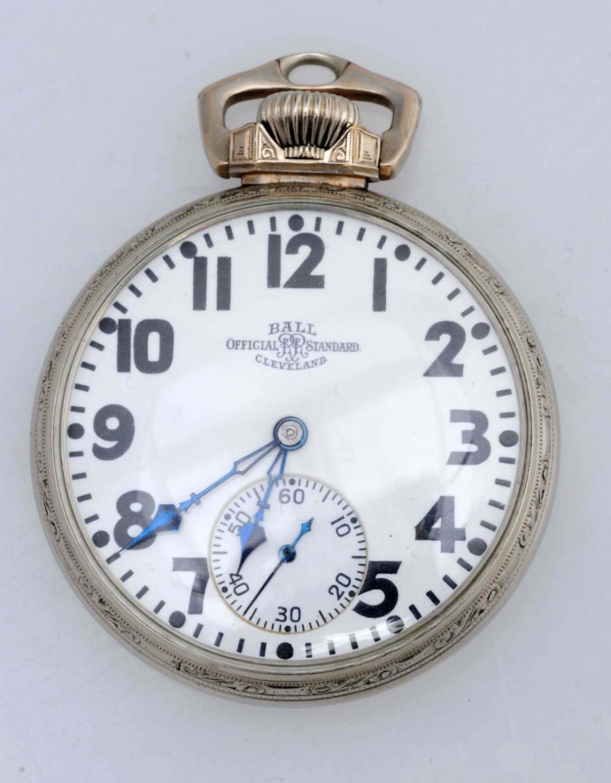 A Open Face Pocket Watch, Ball