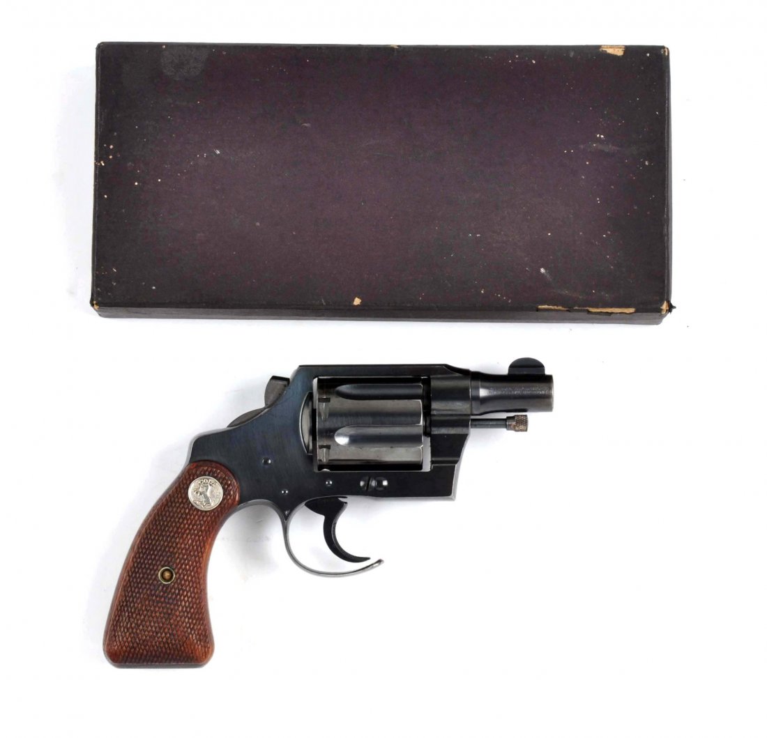 (C) Rare Boxed Colt Pre-War Fitz Det. Revolver.