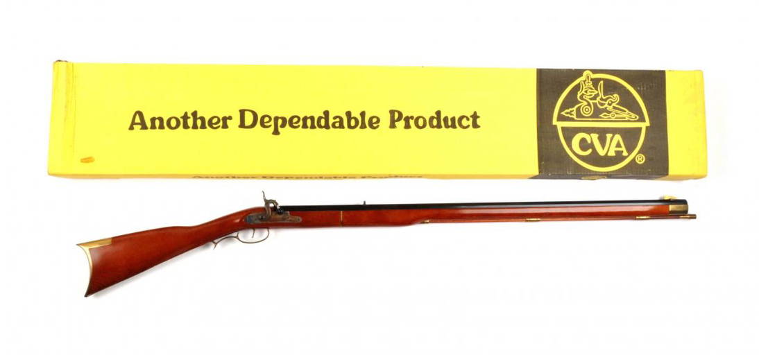 (a) Boxed Cva Kentucky Long Rifle.