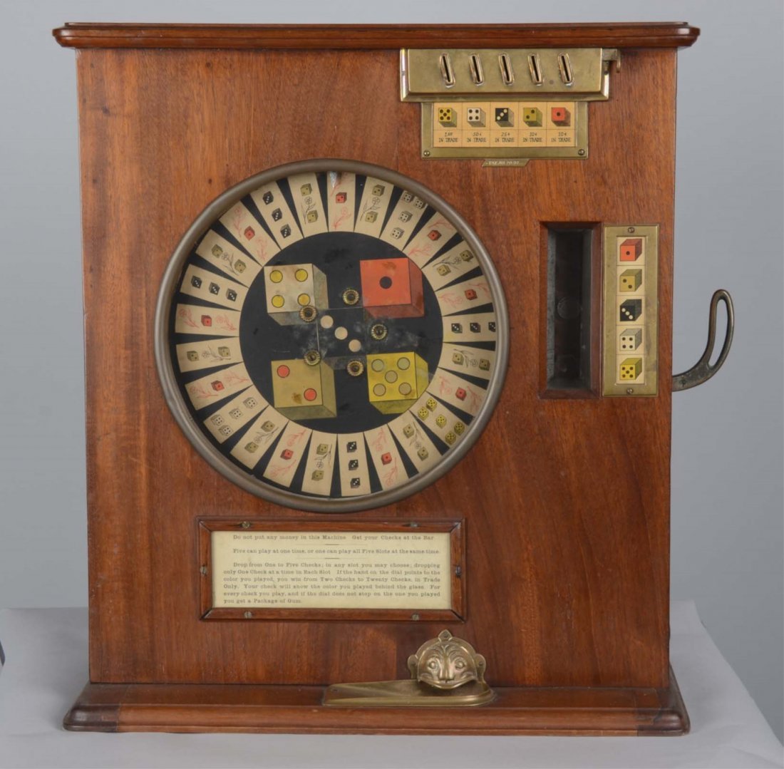 P & H 5-Way Dice Counter Wheel Machine