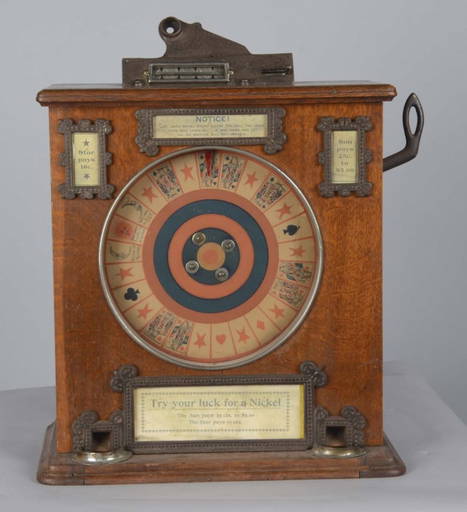 5¢ L.e. Cowper Sun Counter Wheel Machine