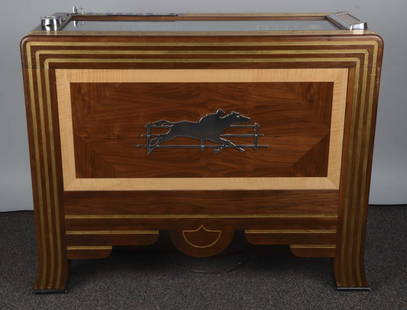 5¢ Paces Races Horse Race Console Machine.