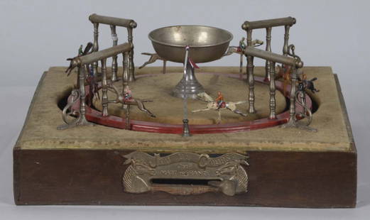 5¢ Paces Races Horse Race Console Machine.