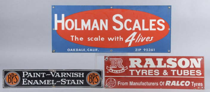 Fairbanks Scales Advertising Sign