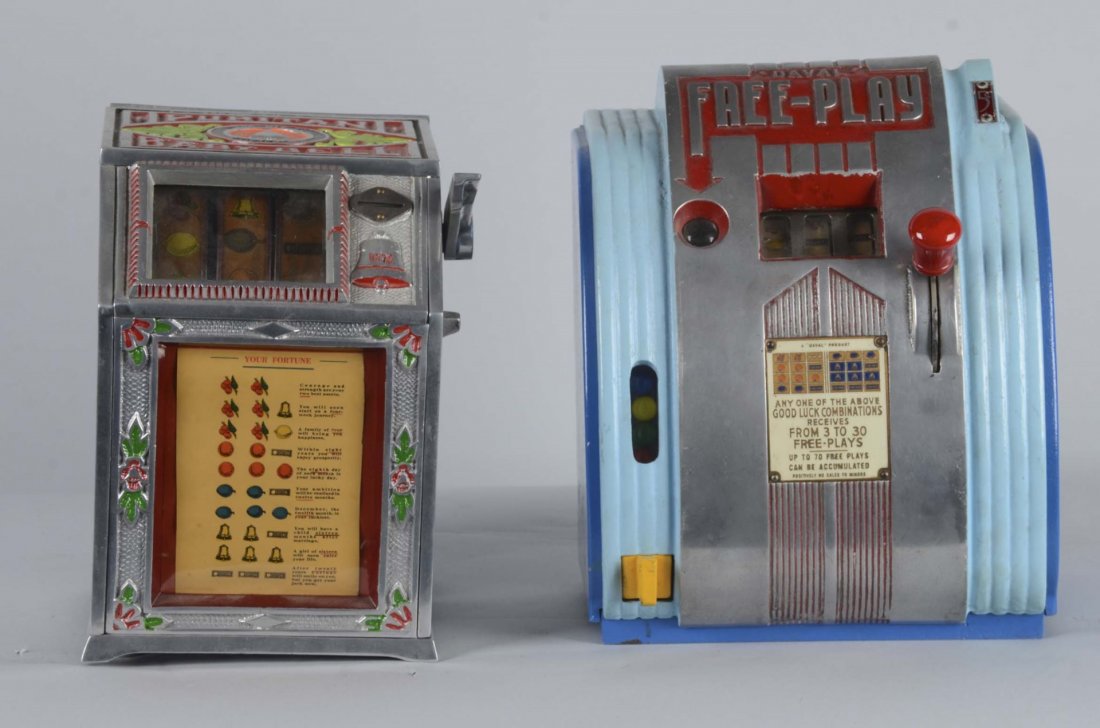 Lot Of 2: Coin-Op Countertop Amusement Machines