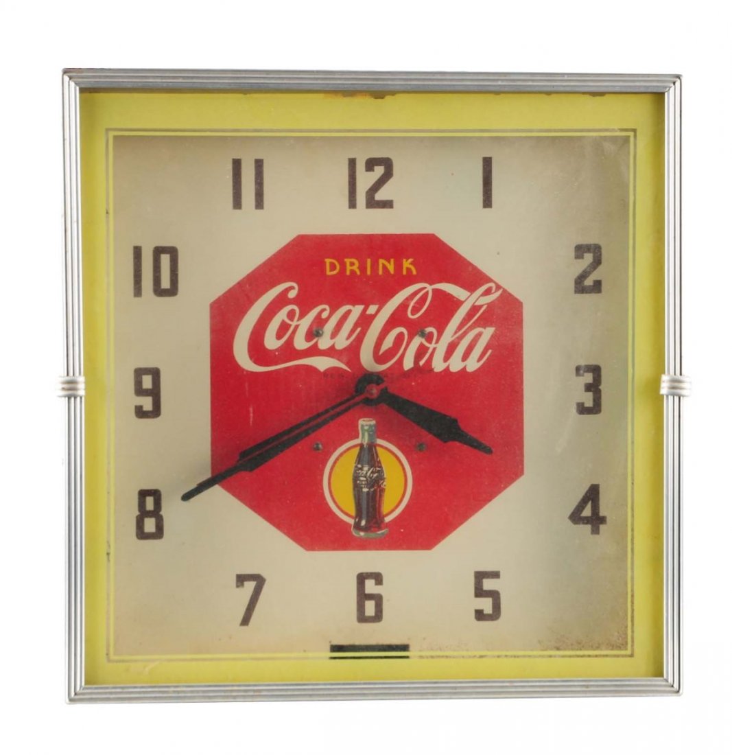 1940's Coca Cola Lackner Neon Clock.