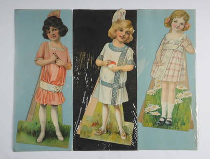 Large Paper Doll And Vogue Picture